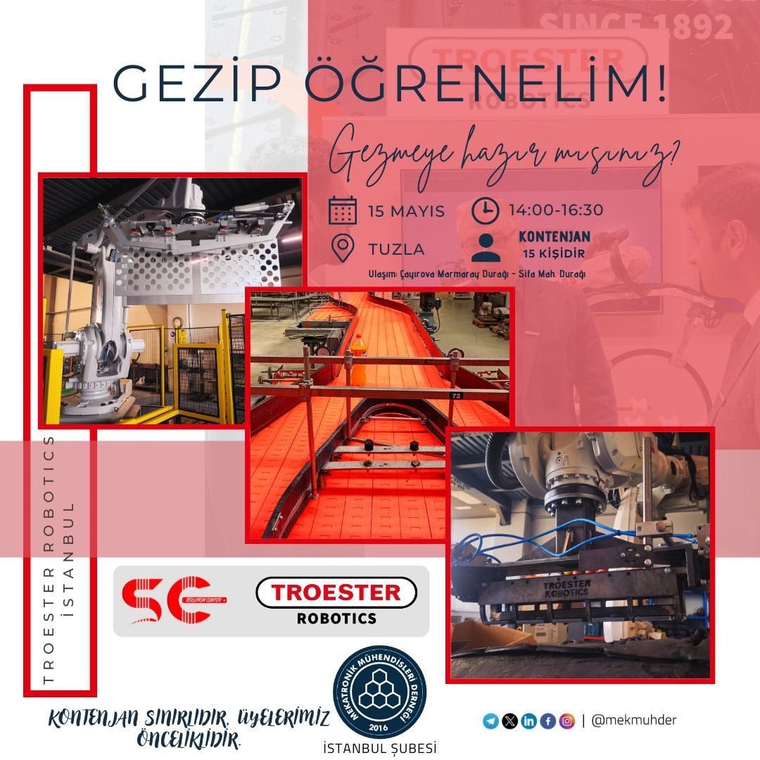 MASA: Teknik Gezi - Sc Otomasyon - Troester Robotics